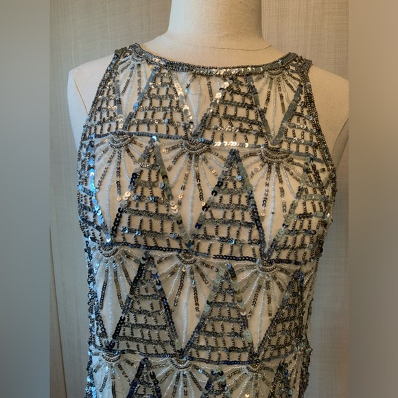 W118 by Walter Baker | Tops | Womens Walter Baker W18 Silver Sequin ...